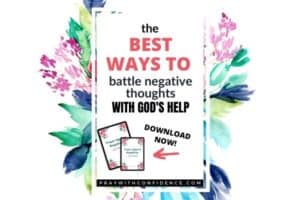 A Prayer For Negativity [+7 Ways To Destroy Negative Thoughts!] - Pray ...