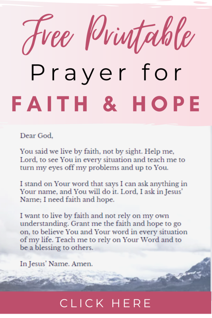 Prayers for Faith and Hope [& 8 Ways to Grow in Faith] - Pray With ...