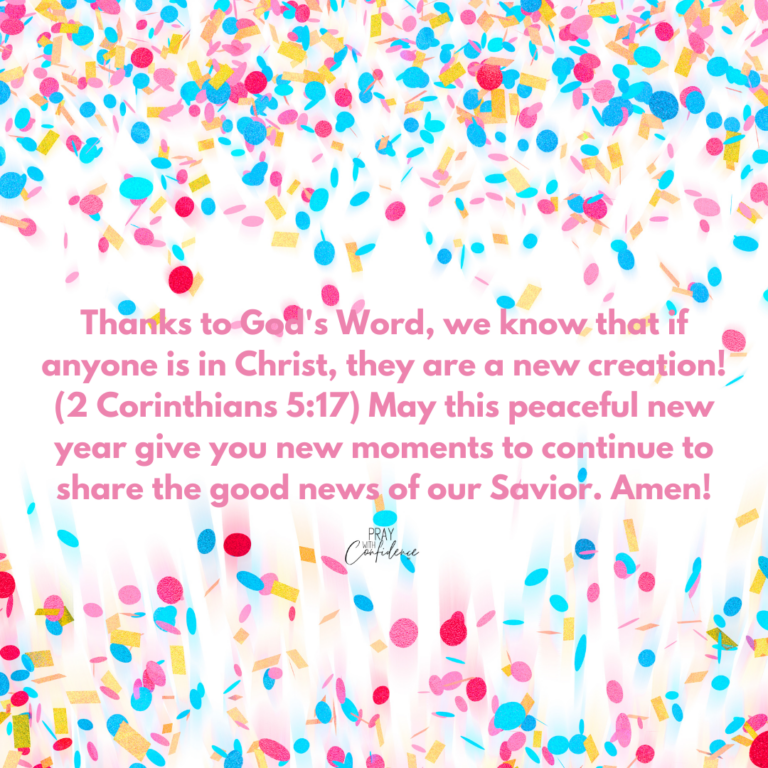 January Blessings and Prayers (with free printable) - Pray With Confidence