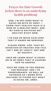 Prayer for Hair Growth [3 Powerful Ways to Pray] - Pray With Confidence