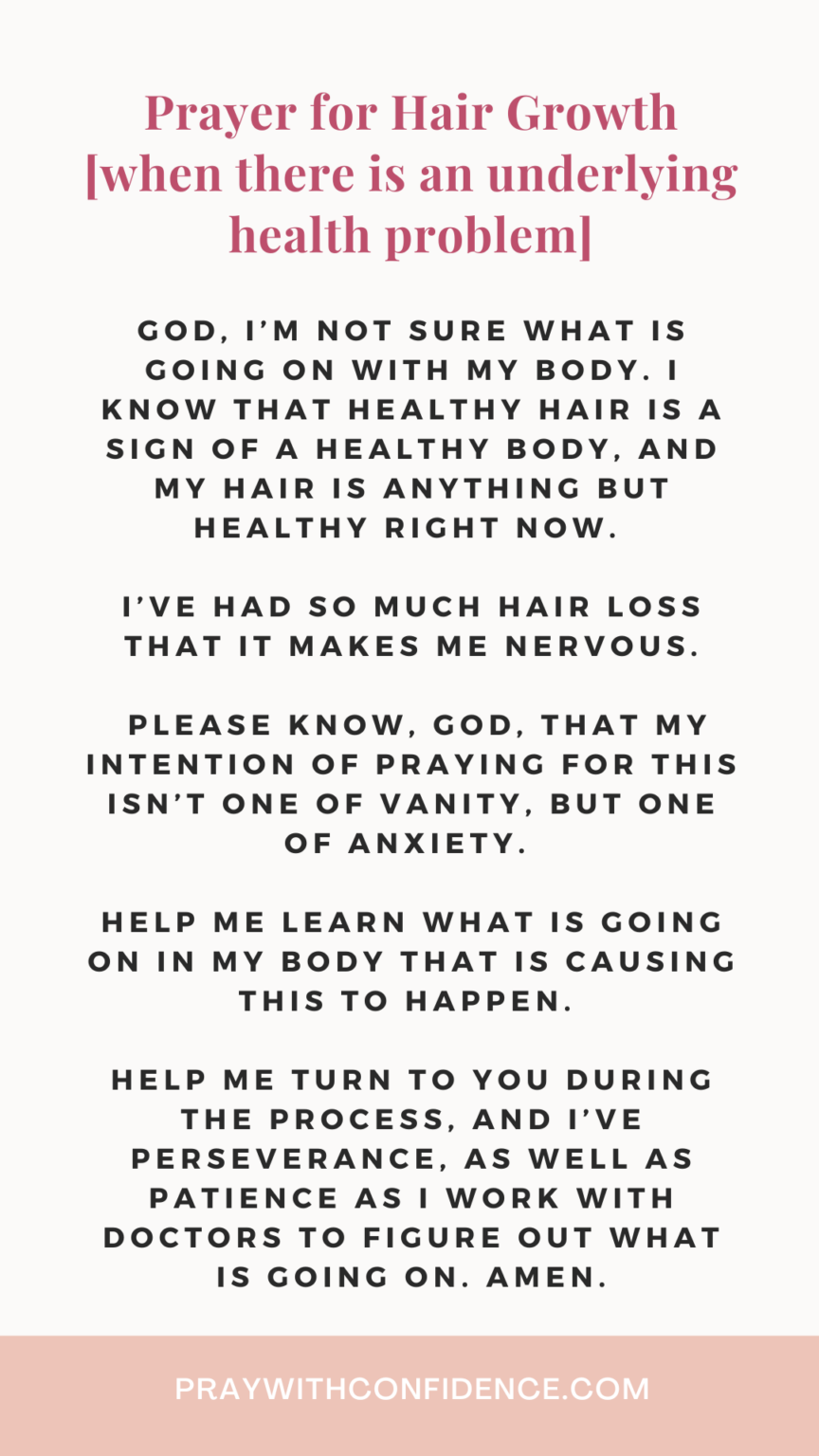 Prayer for Hair Growth [3 Powerful Ways to Pray] - Pray With Confidence