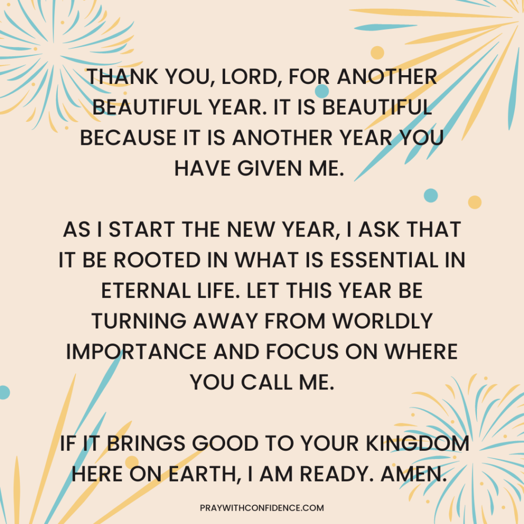 January 1 Prayer - Pray With Confidence