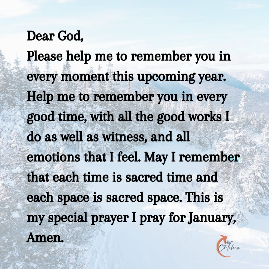 January Blessings and Prayers (with free printable) - Pray With Confidence