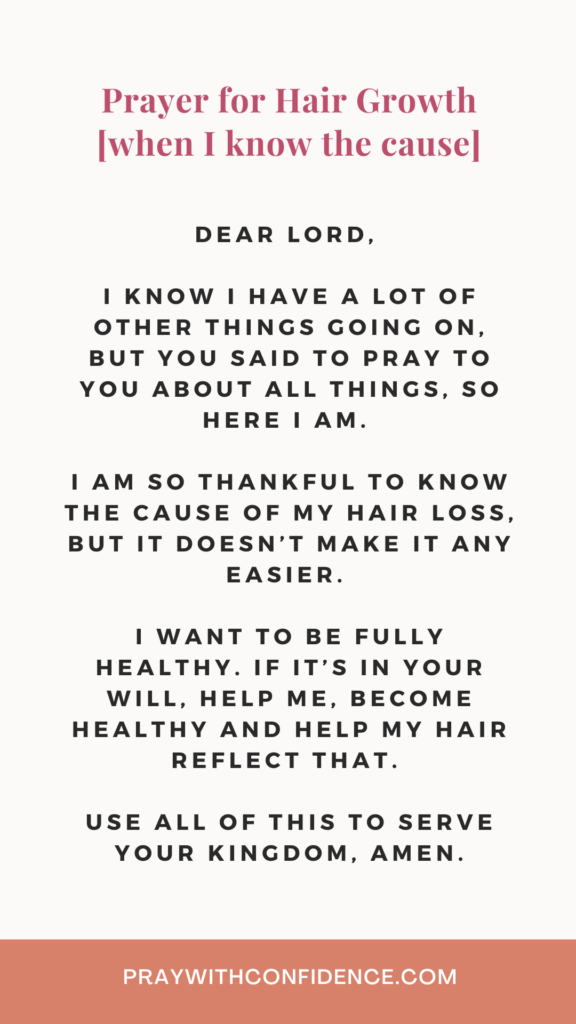 Prayer for Hair Growth [3 Powerful Ways to Pray] - Pray With Confidence
