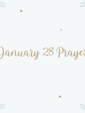January 27 Prayer - Pray With Confidence