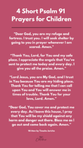 Prayer of Protection (Psalm 91 Powerful Prayers) - Pray With Confidence