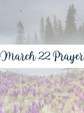 March 24 Prayer (Trust) - Pray With Confidence