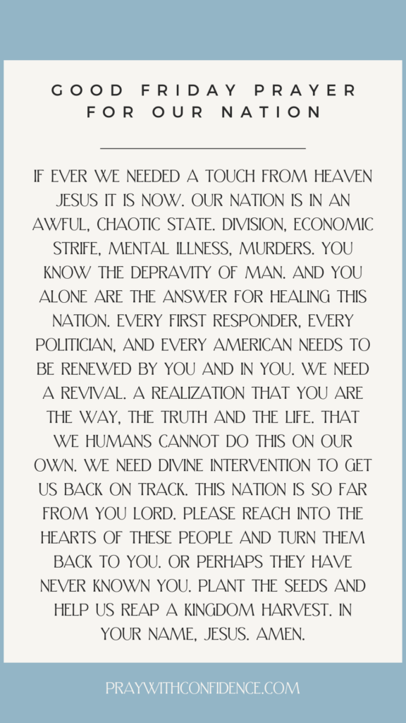 5 Powerful Good Friday Prayers (2024 Edition) - Pray With Confidence