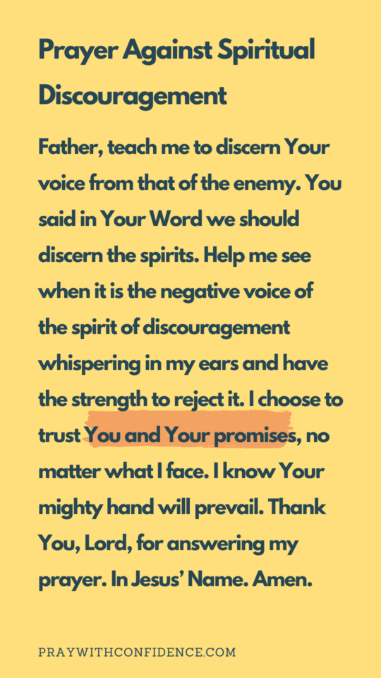 Discouragement in the Bible - Pray With Confidence