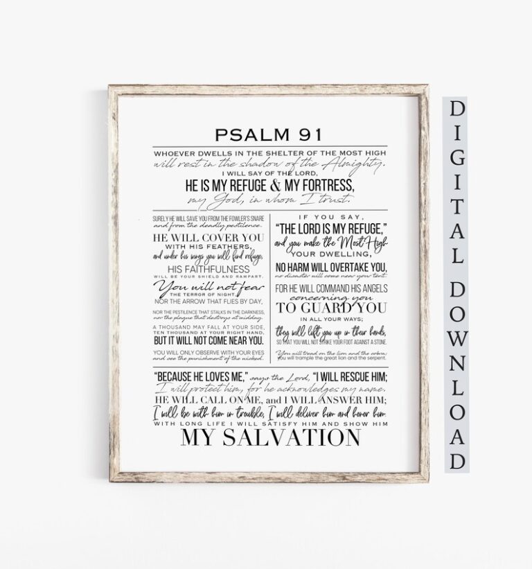 Prayer of Protection (Psalm 91 Powerful Prayers) - Pray With Confidence