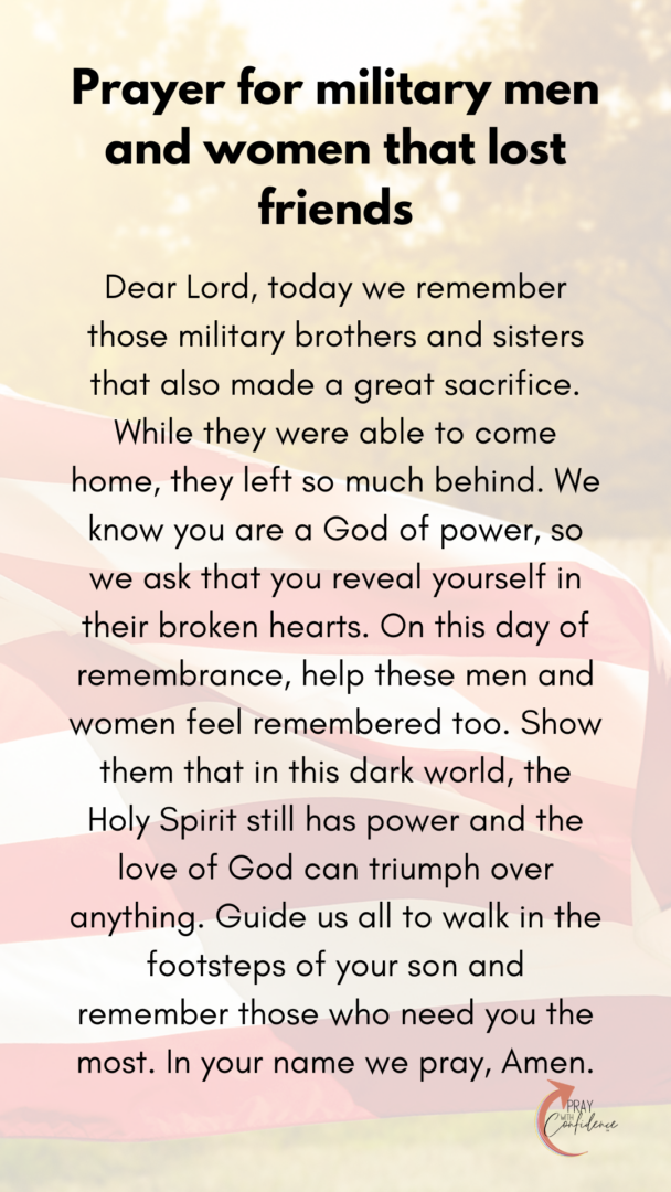 7 Biblical Memorial Day Prayers (2023) - Pray With Confidence