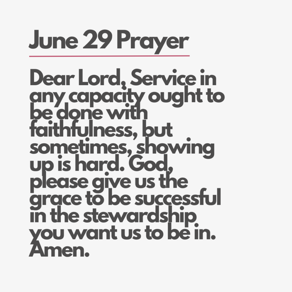 June 29 Prayer - Pray With Confidence