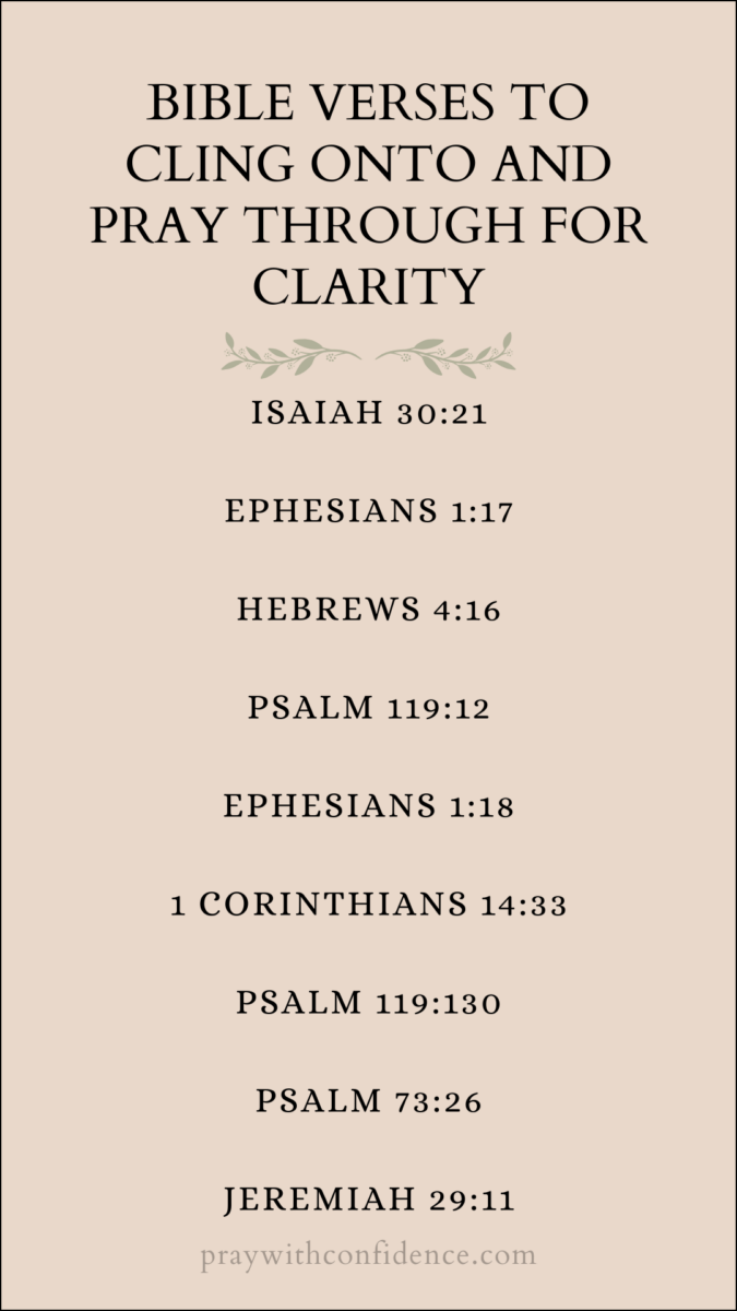 Prayer for Clarity: 13 Powerful Prayers For Guidance and Peace - Pray ...