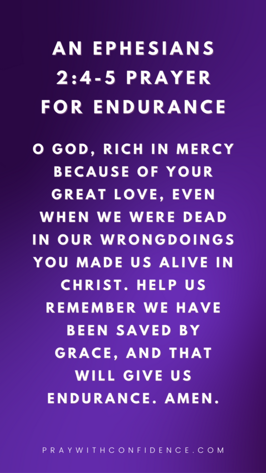 Prayers for Endurance - Pray With Confidence
