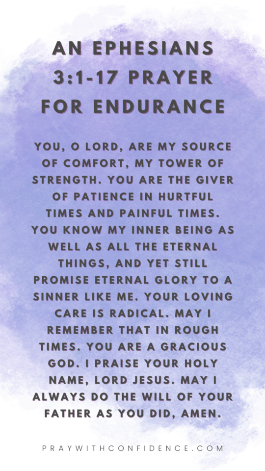 Prayers for Endurance - Pray With Confidence