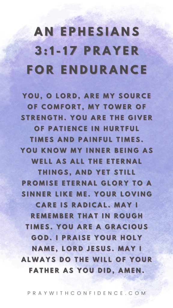 Prayers for Endurance - Pray With Confidence