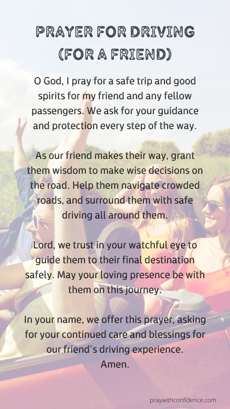 Prayer For Driving: 10 Simple Prayers for the Road - Pray With Confidence